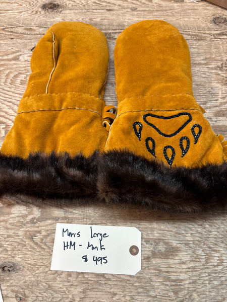 ONE OF A KIND - Men's Leather Gauntlets – Bill Worb Furs Inc.