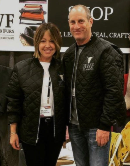 BWF Embroidered quilted freezer Jacket – Bill Worb Furs Inc.